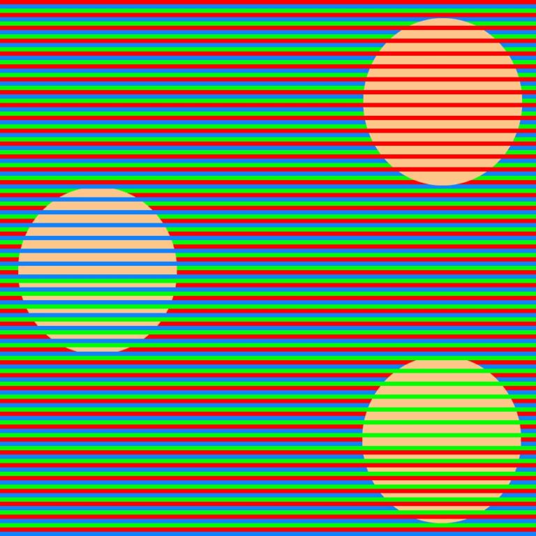 RGB abstract chromatic illusion - GOTO Creative
